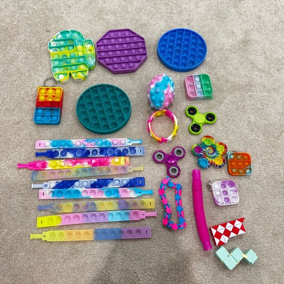Toys | Vibrant Sensory Fidget Toy Collection Assortment Of 26 Pieces ...